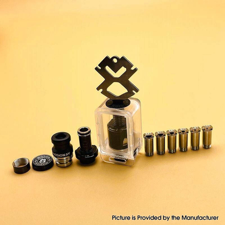 Mission KB2 Style RBA Tank Full Kit for DotAIO V1 / V2 Air Pins 3.8ml ...