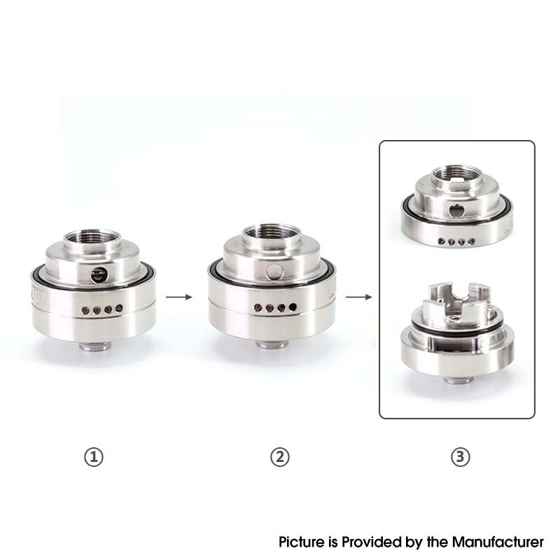SXK VWM Intensa Style RTA Rebuildable Tank Atomizer – 5.2ml, 316SS ...