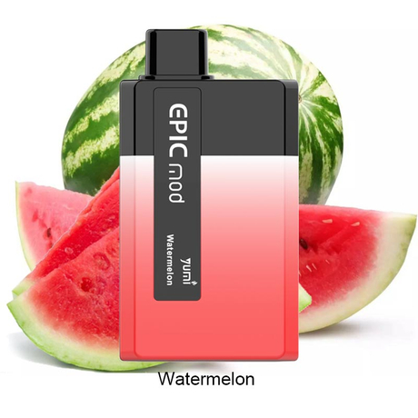 Authentic YUMI Epic Mod 5500 Puffs Rechargeable Disposable Kit 650mAh ...