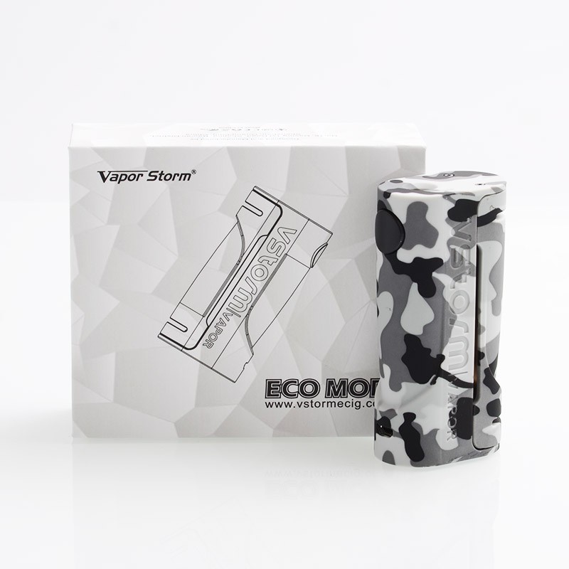 Authentic Vapor Storm Eco 90W Mechanical Box Mod -CAMO Gray ABS - Buy ...