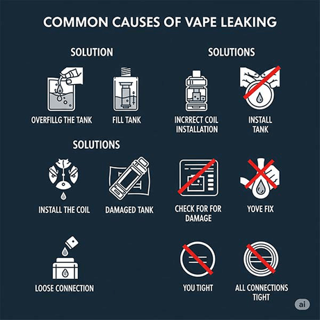 Por que meu Vape está vazando? Causas e soluções comuns - shareAvape