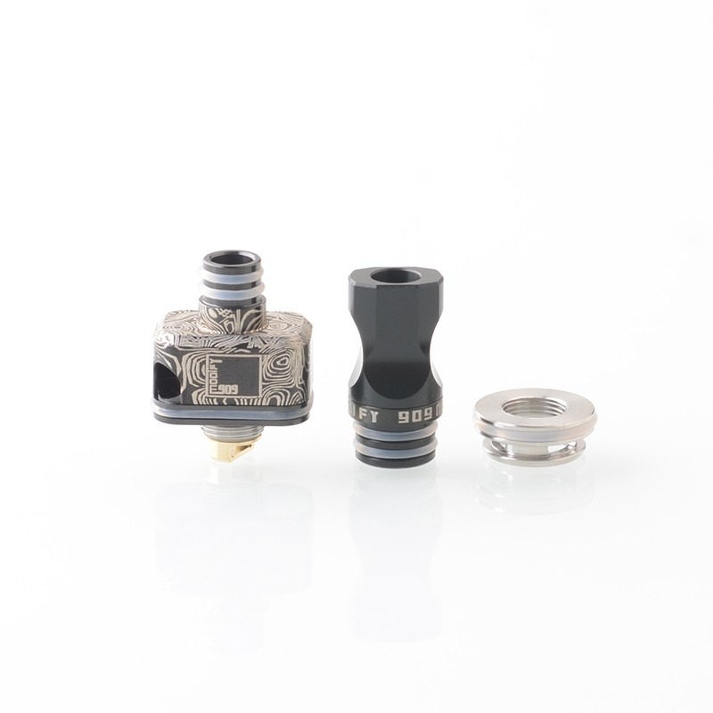 909 Modify Nugg Style RBA for LVE Orion II – Rebuildable Tank with 1.0–4.0mm Airflow Pins ...