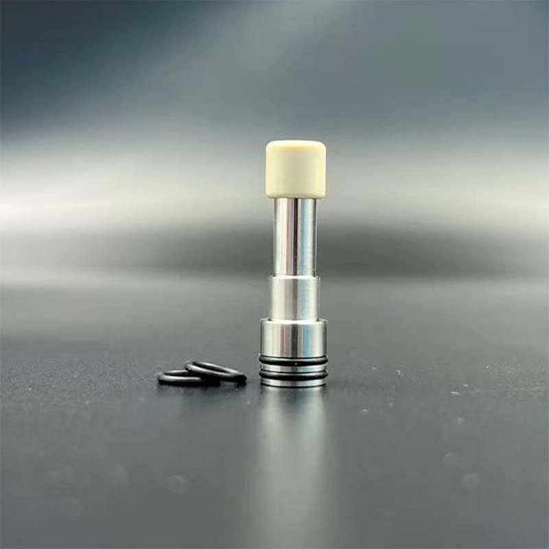 Long 510 Drip Tip – Stainless Steel Base + Interchangeable Mouthpiece ...