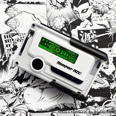 Authentic Wiz Vapor Beeper 80W AIO Vape Box Mod Kit VW 5~80W, 1 x 18650 ...