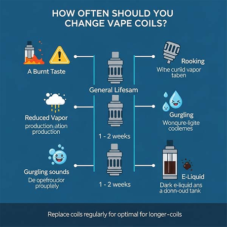 How Often Should You Change Vape Coils? | Coil Lifespan Guide 2025