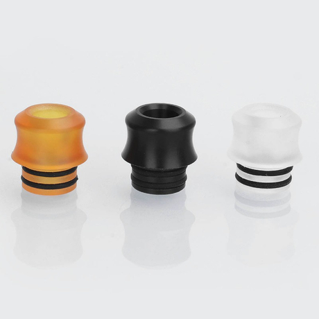 Authentic GAS Mods 510 Drip Tip Set for Nixon V1.5 RDTA - Translucent ...